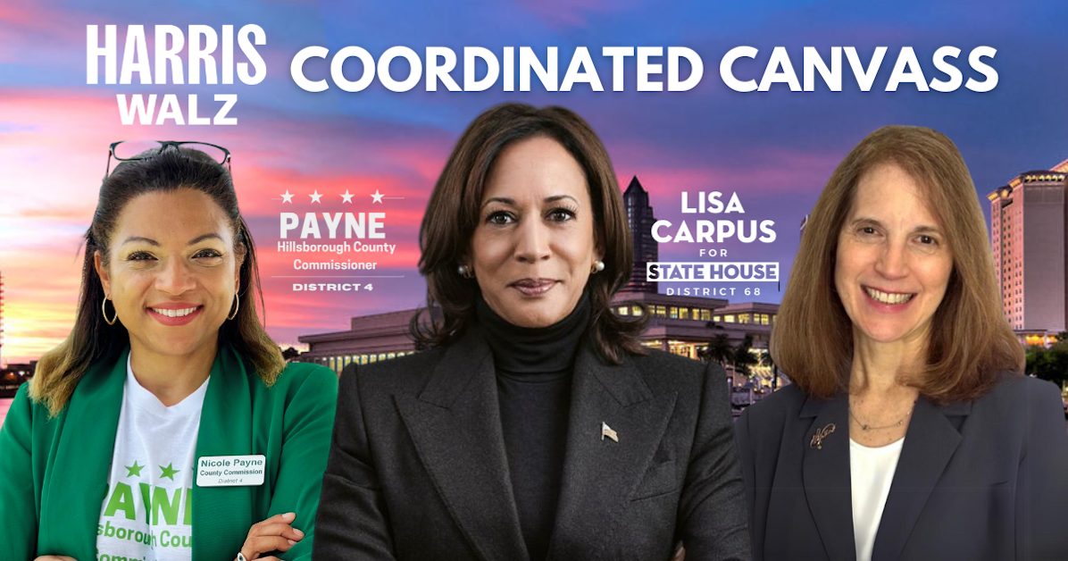 Harris for President Canvass with Nicole Payne and Lisa Carpus (Brandon ...