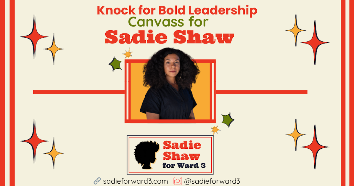 Knock for Bold Leadership: Canvass with Sadie Shaw in the Samos ...