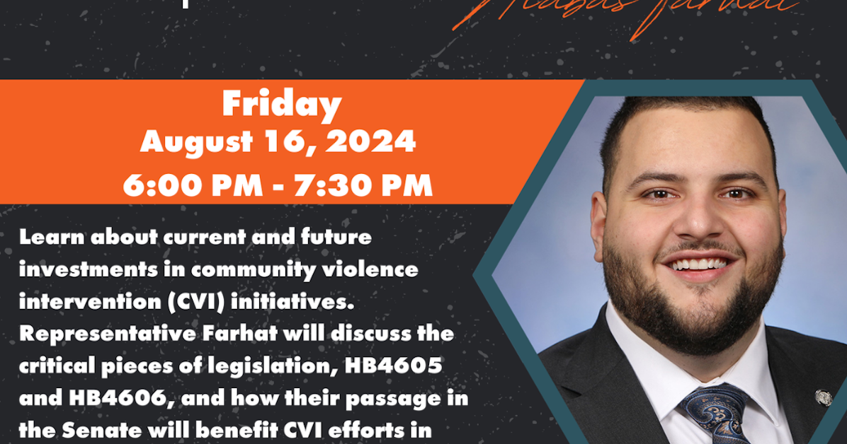 Force Detroit Community Conversation with Representative Alabas Farhat ...