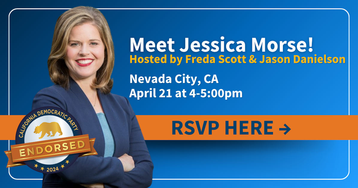 Meet Jessica Morse in Nevada City · Democratic Party of Orange County
