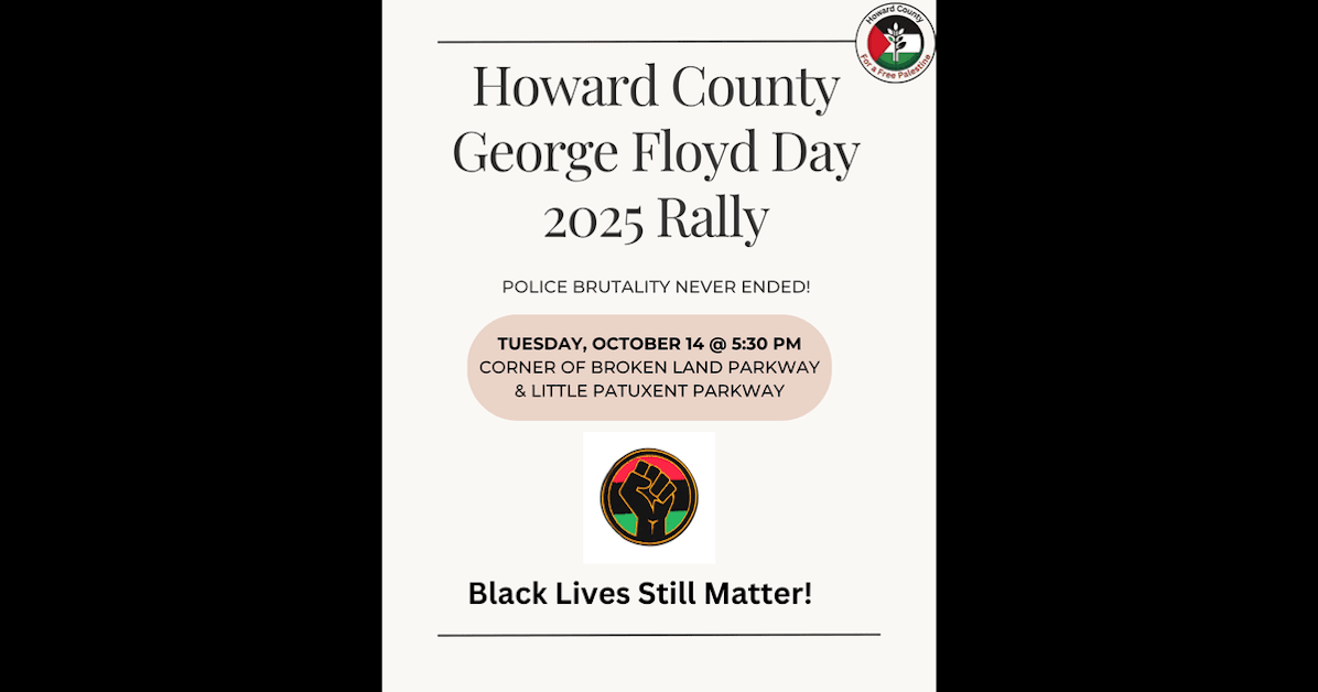 Howard County George Floyd Day 2025 Rally · Mobilize