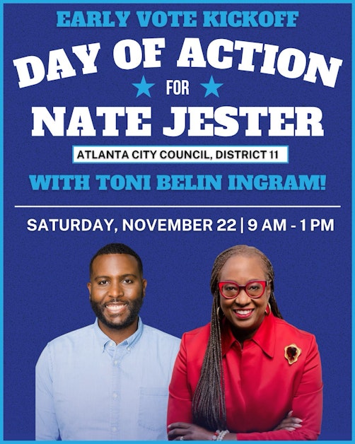 Neighbors for Nate Early Vote Kickoff Day of Action with Toni Belin ...