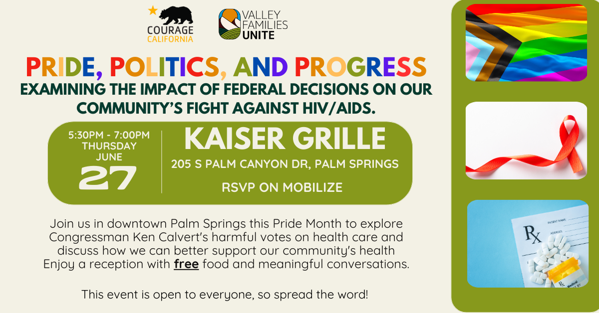 Pride, Politics, and Progress · Valley Families Unite