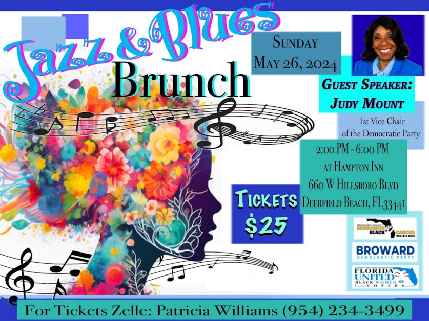 $25 Jazz & Blues Evening Brunch Fundraiser · Mobilize
