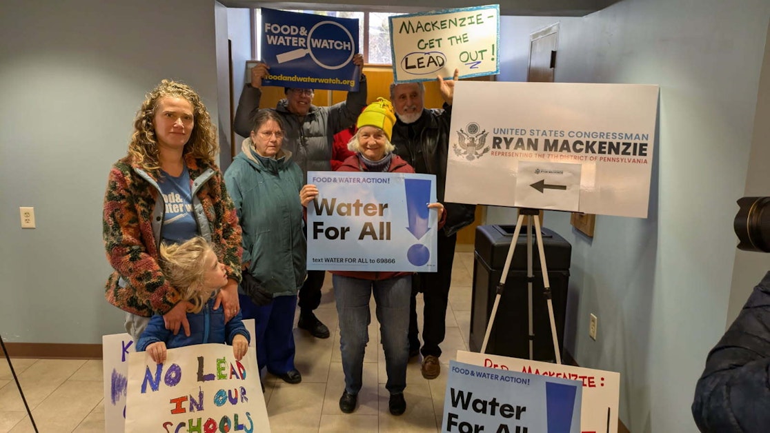 Deliver a letter to Rep Mackenzie: Protect the Lead Out of Water Rule ...