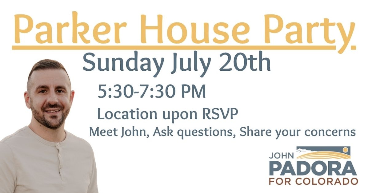 Meet John Padora in Parker · Mobilize