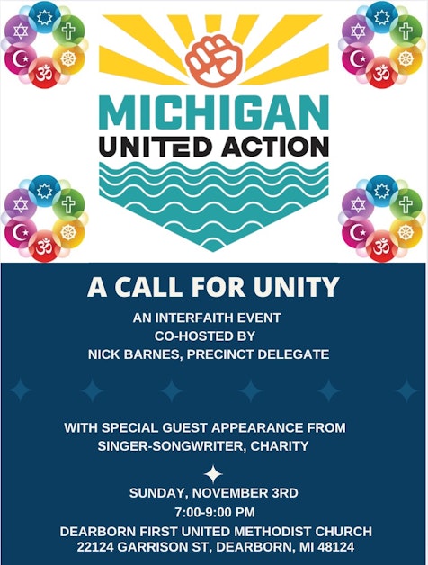 A Call For Unity - Interfaith Event · People's Action