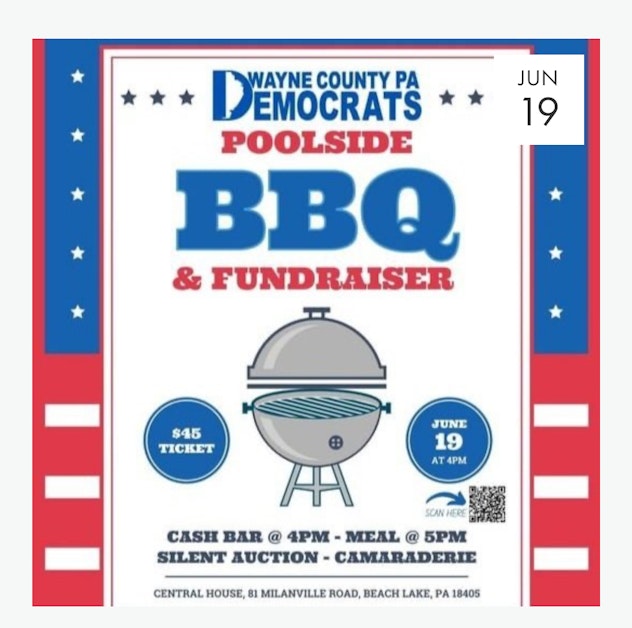 Wayne County Democrats POOLSIDE BBQ · PA Democratic Party