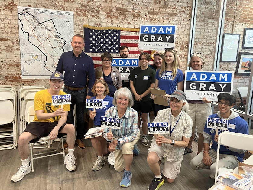 Merced | 100 Days Out Weekend of Action | Canvass for Adam Gray and ...