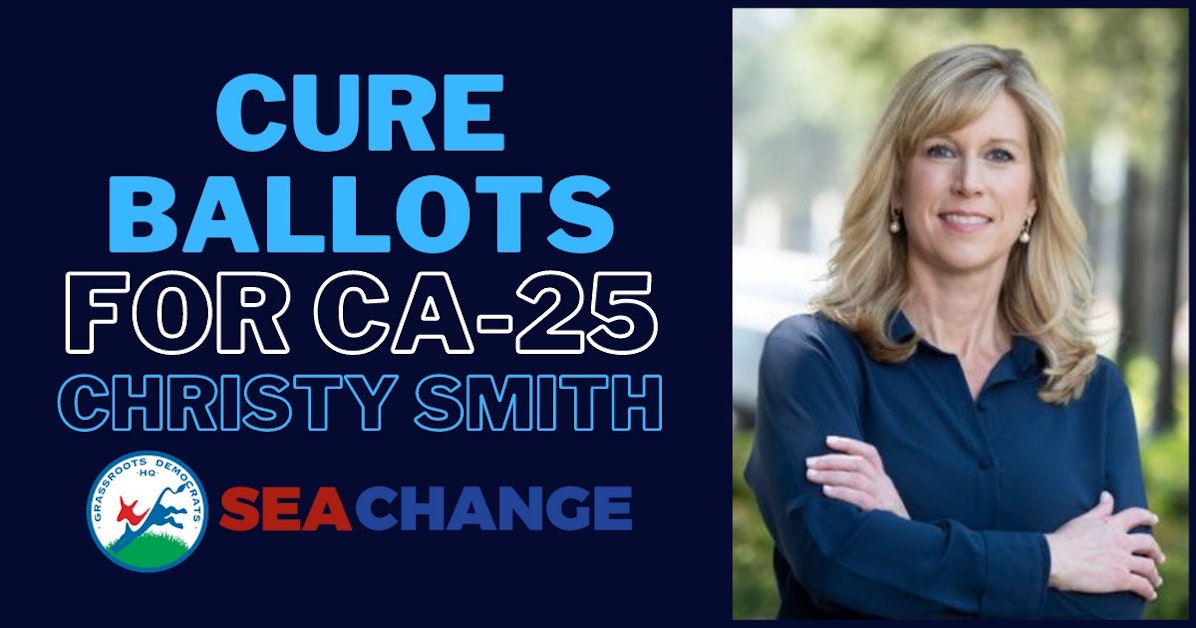Ballot Cure Door Knock for CA25/Christy Smith for Congress in Lancaster ...