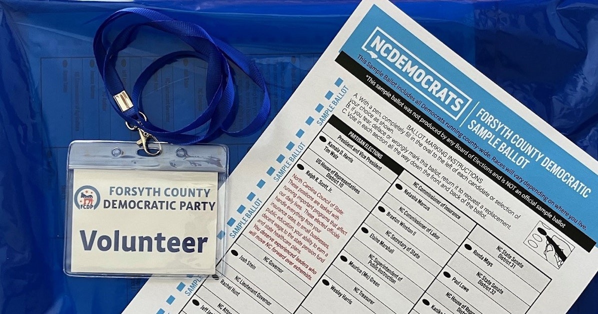 Poll Greeter Observations Meeting · Forsyth County Democratic Party