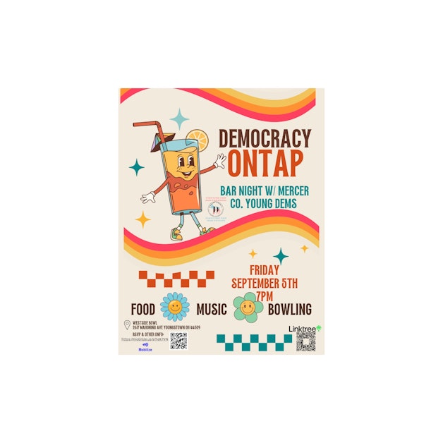 Democracy on Tap - Bar night with Young Dems · Mobilize