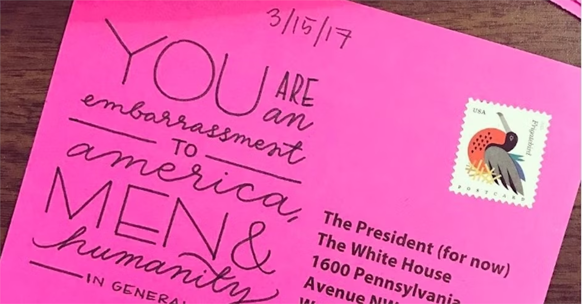 Ides of Trump Postcard Campaign · Indivisible