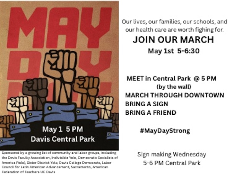 Davis Comes Together for MAYDAY STRONG · Mobilize