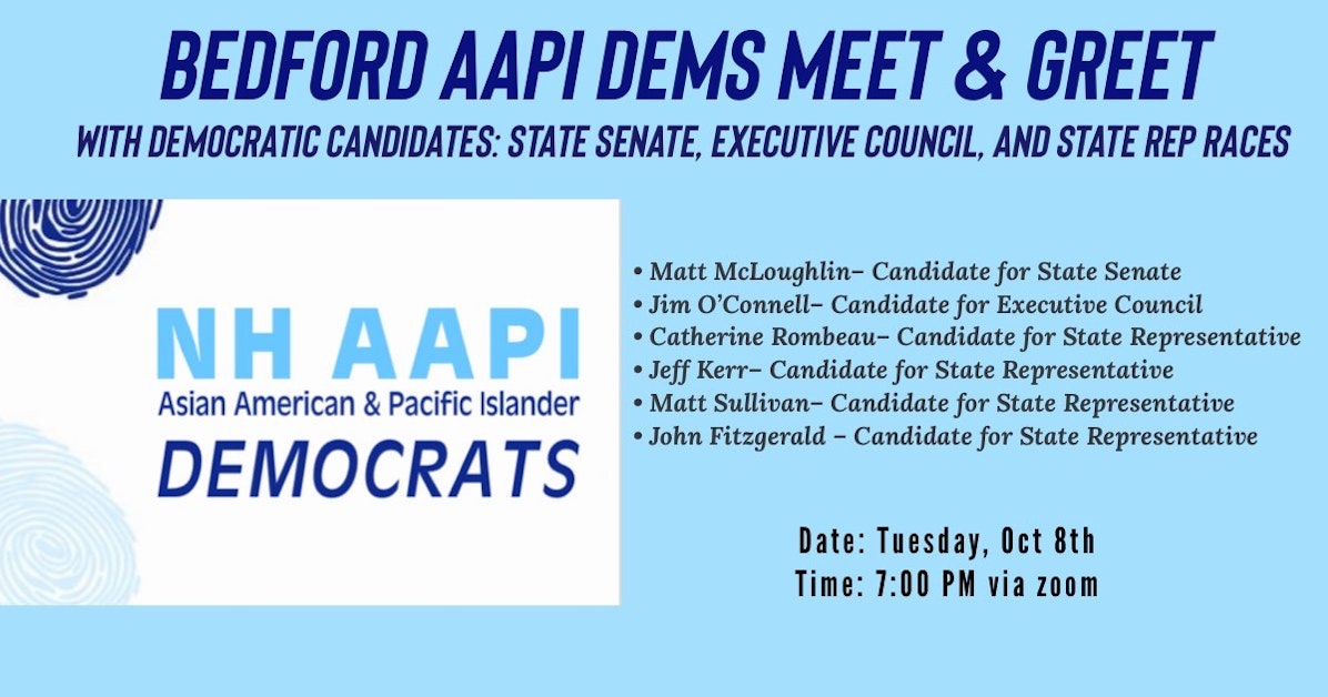 Meet and Greet Bedford Democratic Candidates · The NH Democratic Party