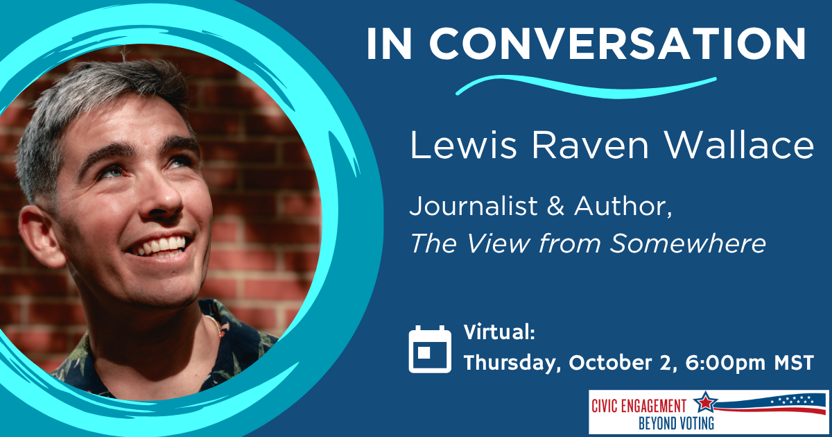 In Conversation: Lewis Raven Wallace · AZ CD8 Indivisible