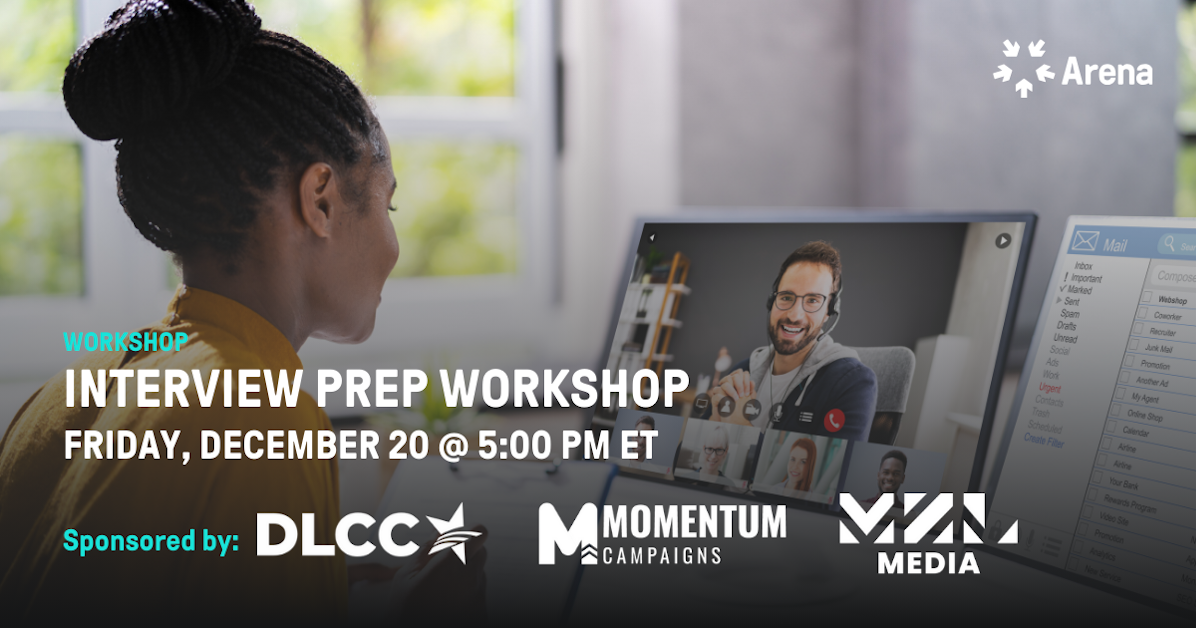 Interview Prep Workshop · Arena