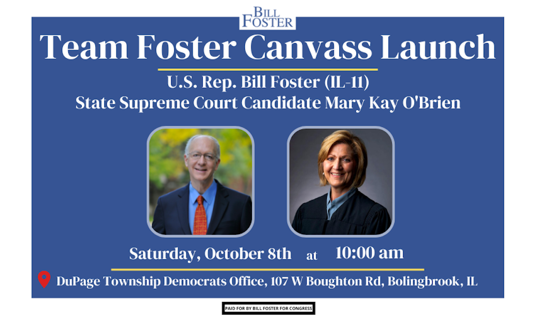 Team Foster Canvass Launch with Judge Mary Kay O'Brien · Mobilize