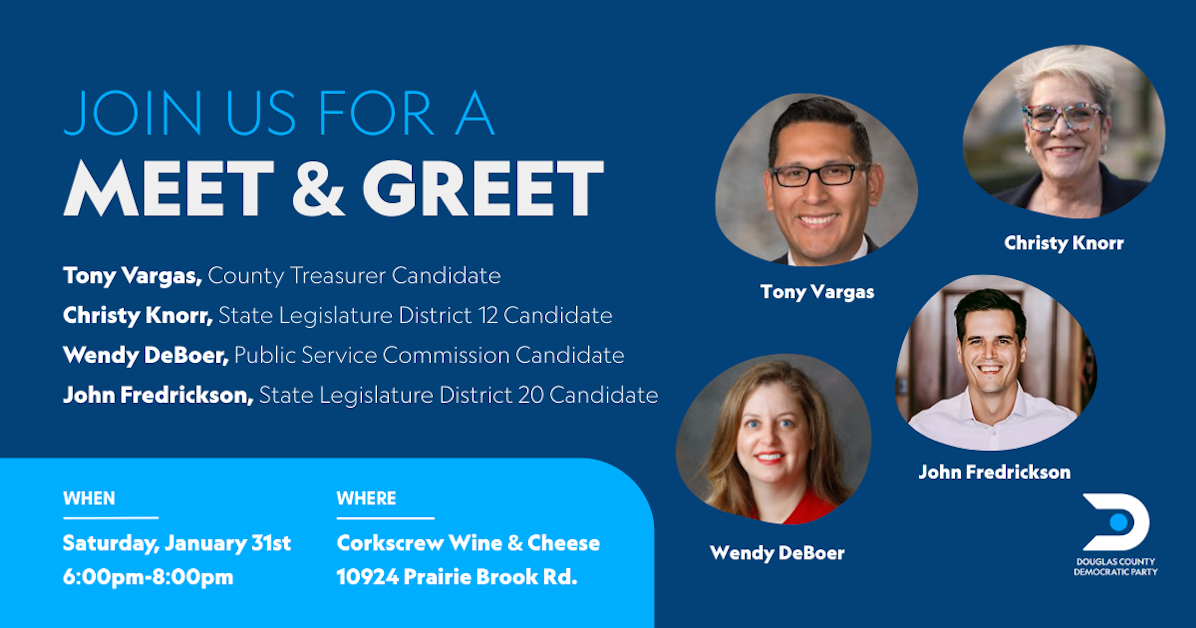 Douglas County Democrats Meet and Greet at Corkscrew Wine & Cheese ...