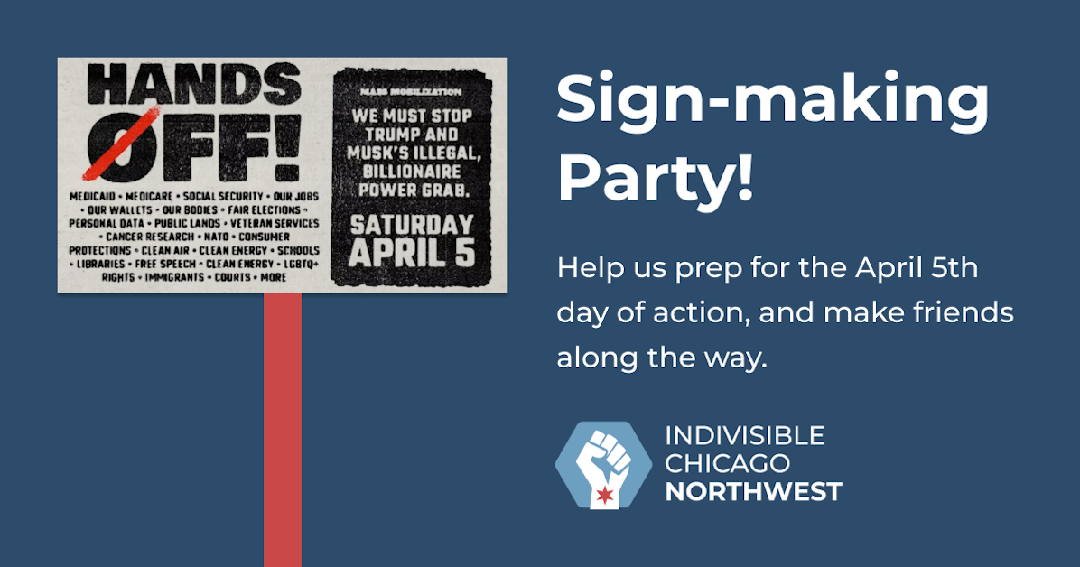 Sign-making Parties for April 5th Day of Action · Mobilize