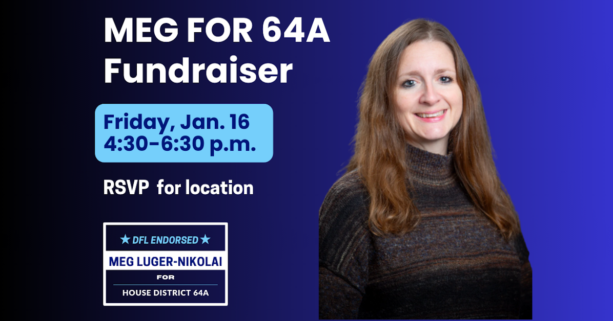 Fundraiser for Meg for 64A · Meg Luger-Nikolai for House