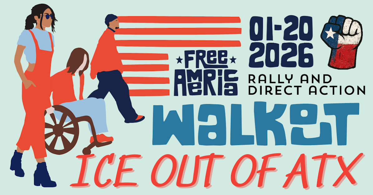 ICE OUT OF ATX: Walkout to City Hall · Hands Off Central TX - Indivisible