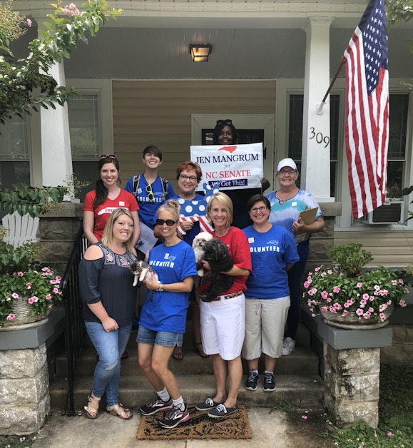 Reidsville Canvass for Jen Mangrum! · North Carolina Democrats