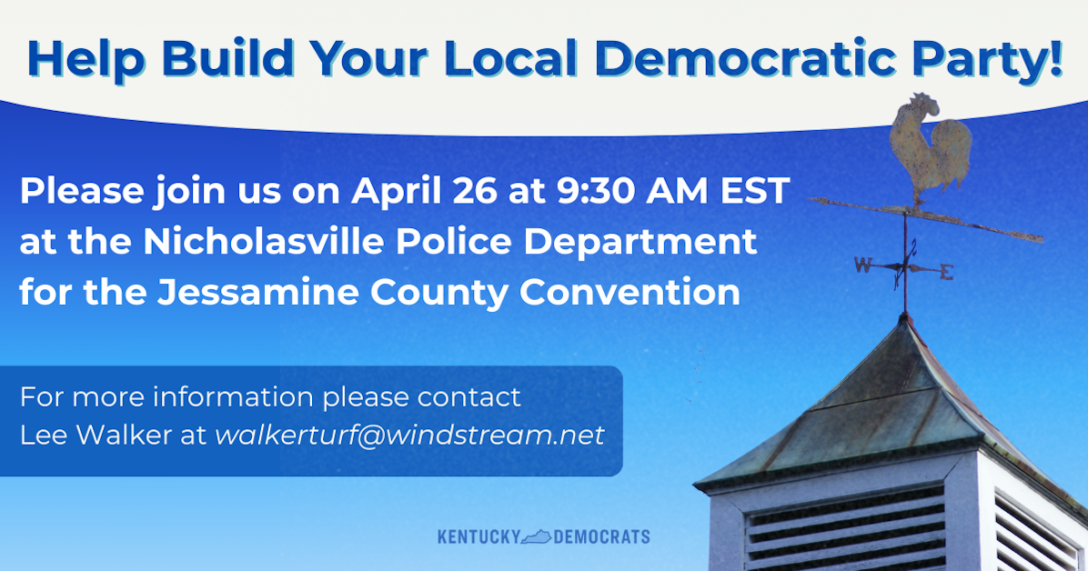 Jessamine County Democratic Party Convention · Kentucky Democrats