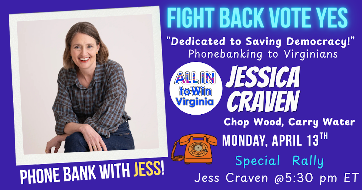 Jessica Craven: Fight Back Vote YES, Virginia! · Rural GroundGame