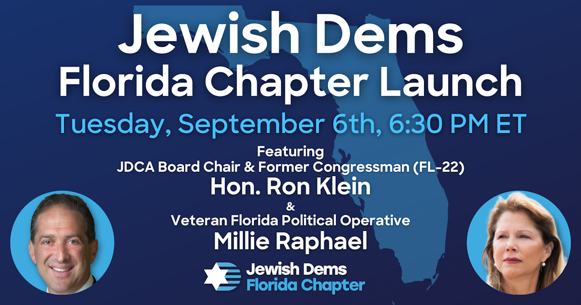 Florida Chapter Launch Featuring Ron Klein and Millie Raphael · Jewish ...