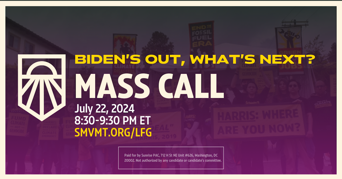 Biden's Out, What's Next? - Sunrise Mass Call · Sunrise IE