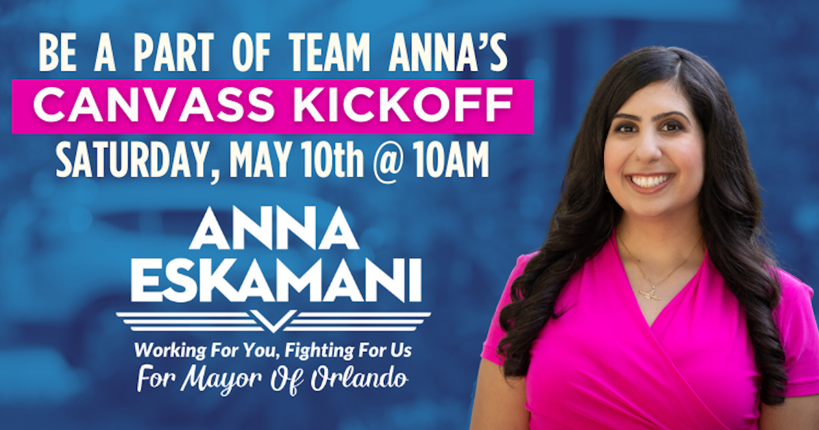Anna For Orlando Canvass Kickoff · Orange County Democrats