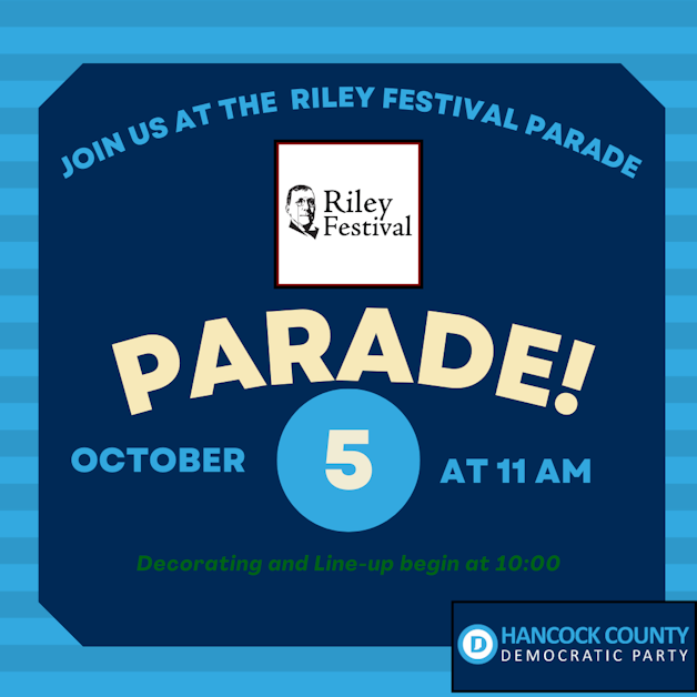 PARADE: Riley Festival Booth with HancockINDems · Mobilize