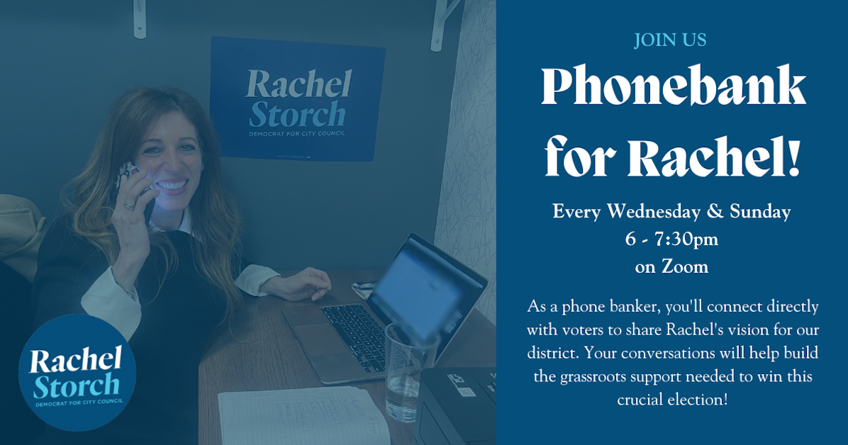 Phonebank for Rachel Storch · Mobilize
