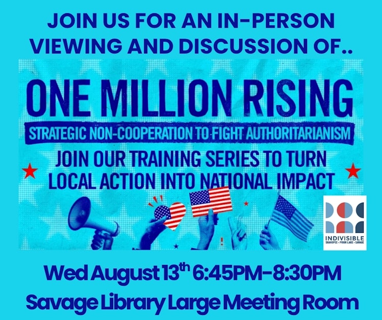 Screening and Discussion- One Million Voices Rising Call · Indivisible