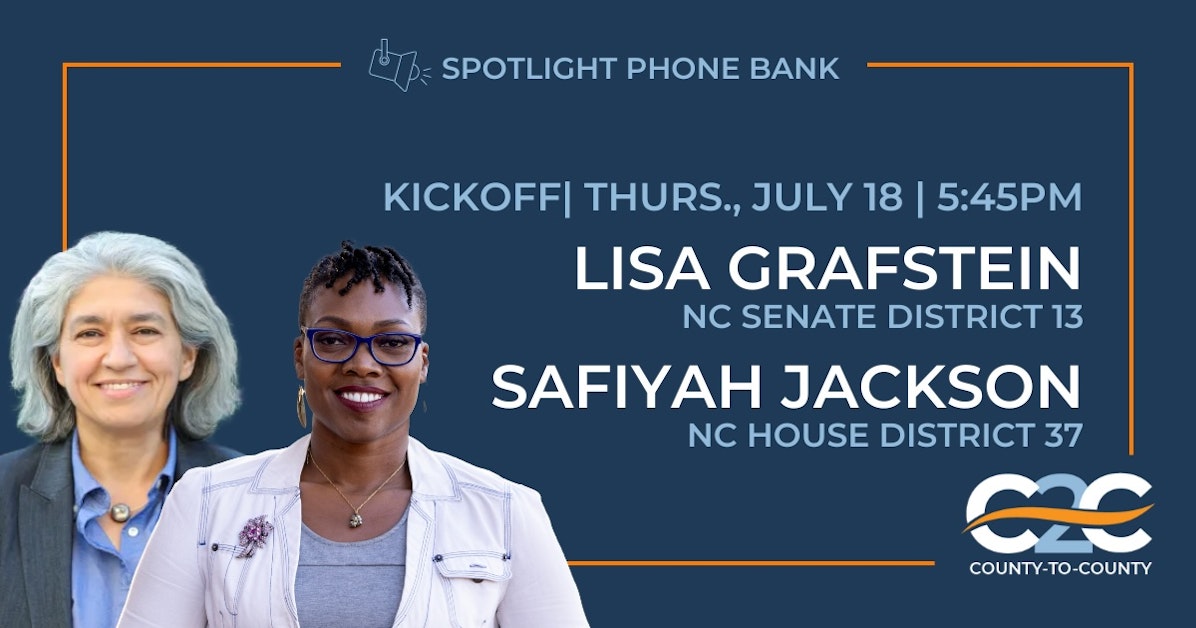Spotlight: 2-in-1 Phone Bank for Sen. Lisa Grafstein (SD 13) & Safiyah ...