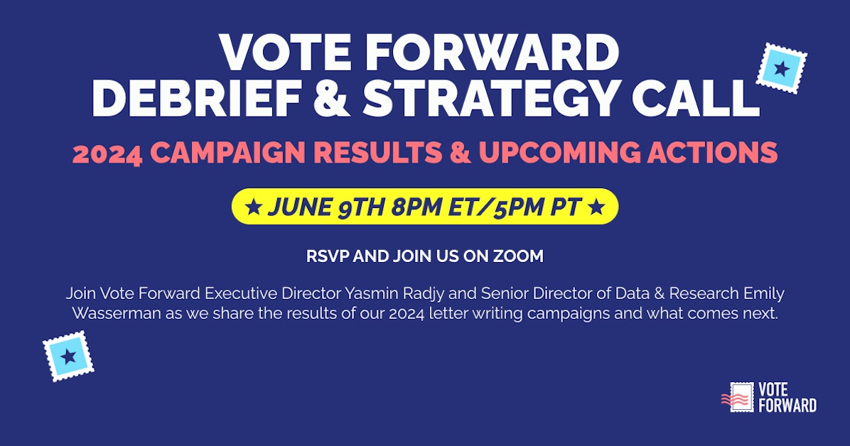 Debrief & Strategy Call · Vote Forward