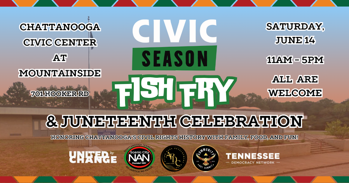 Kickoff to Civic Season Fish Fry and Juneteenth Celebration · Mobilize