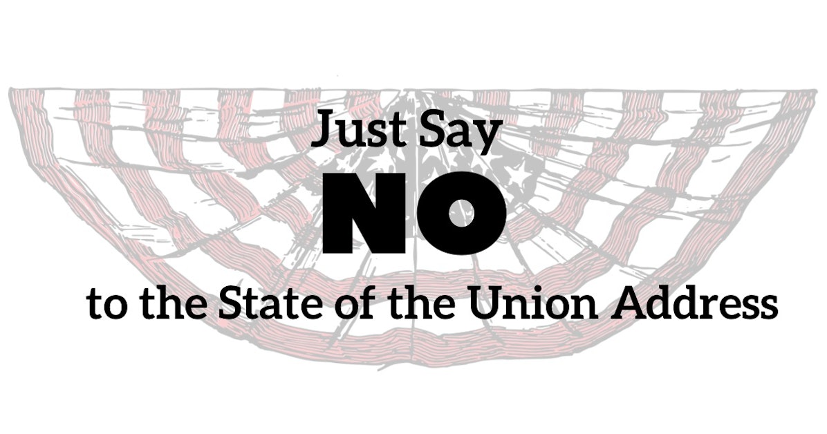 Say NO to this State of the Union · Indivisible