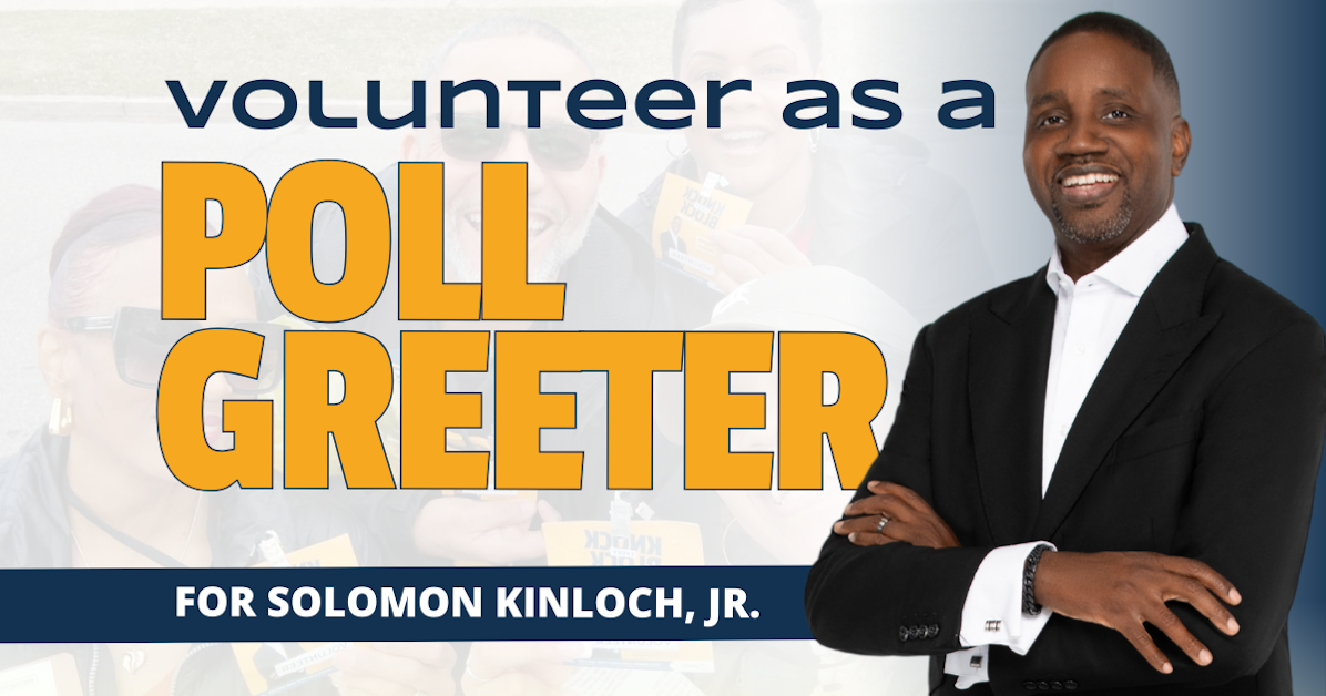 Join us as a Poll Greeter on Election Day! · Mobilize