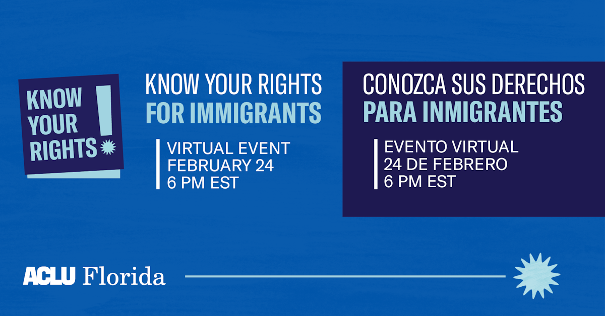 Know Your Rights for Immigrants/Conozca sus Derechos para Inmigrantes ...
