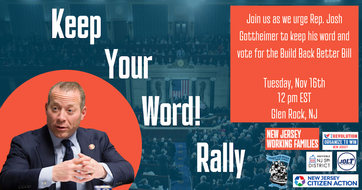 Keep Your Word! Rally · Working Families Party
