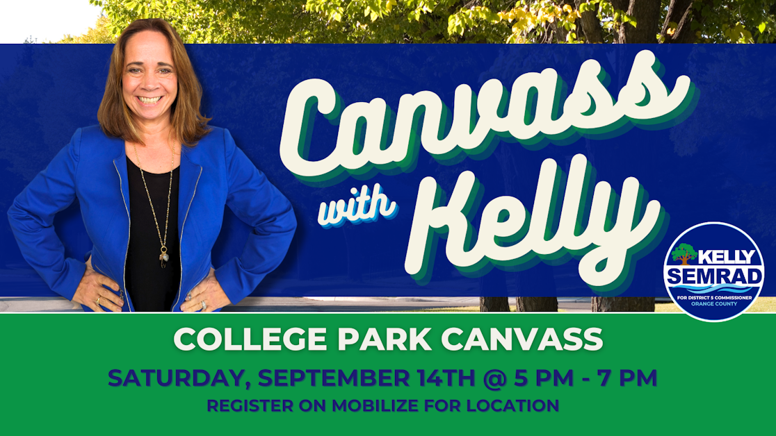 Canvass with Team Kelly Semrad! · Orange County Democrats