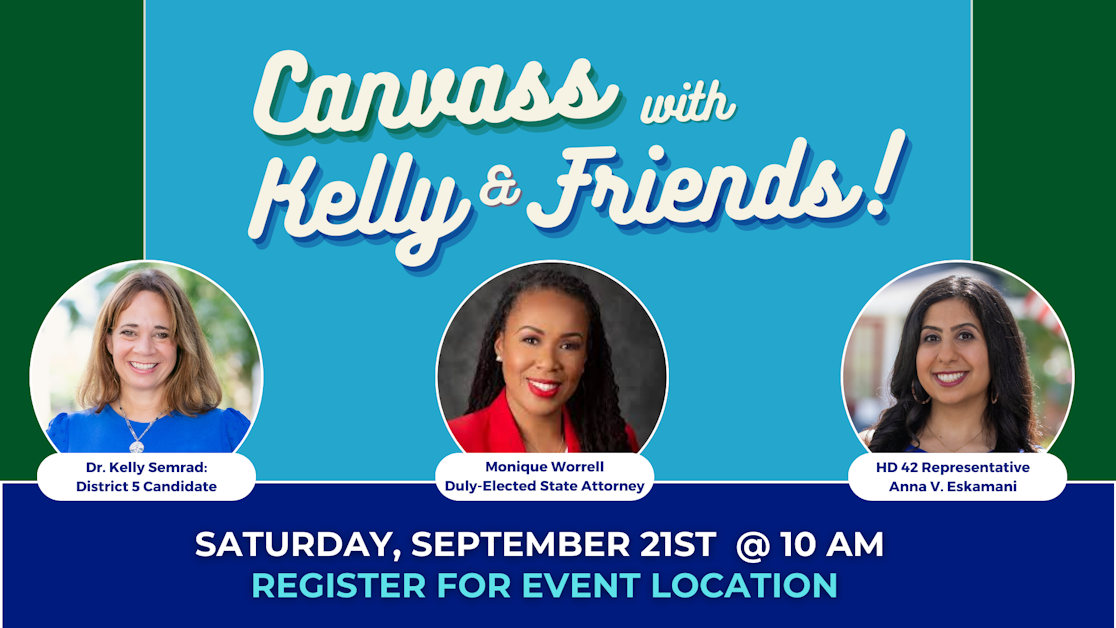 Canvass with Kelly Semrad, Rep. Eskamani & Monique Worrell! · Orange ...