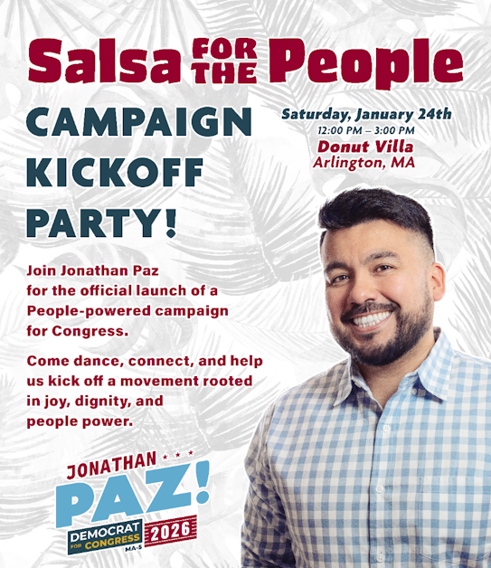Salsa for the People: Jonathan Paz Campaign Kickoff Party · Mobilize