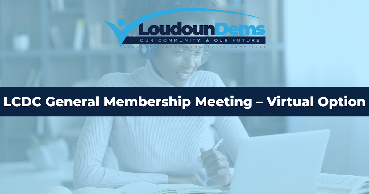 LCDC General Membership Meeting (virtual option) · Loudoun County ...