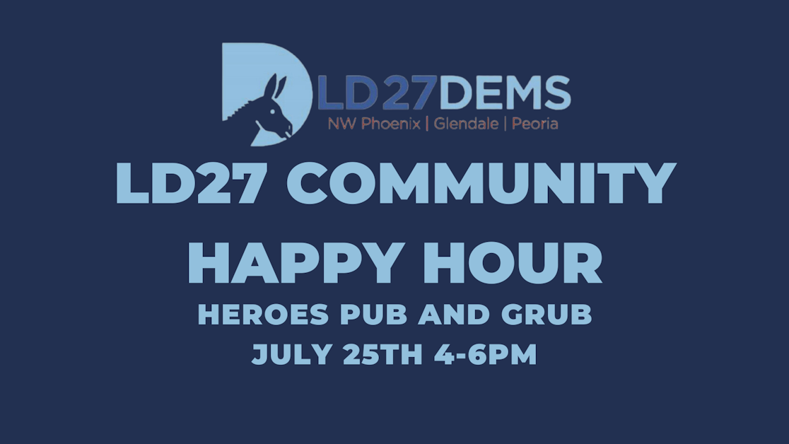 LD 27 Community Happy Hour · Mobilize