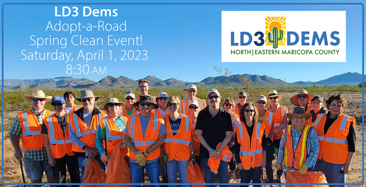 LD3 Dems Adopt-a-Road Clean-Up Event · Project 15/30