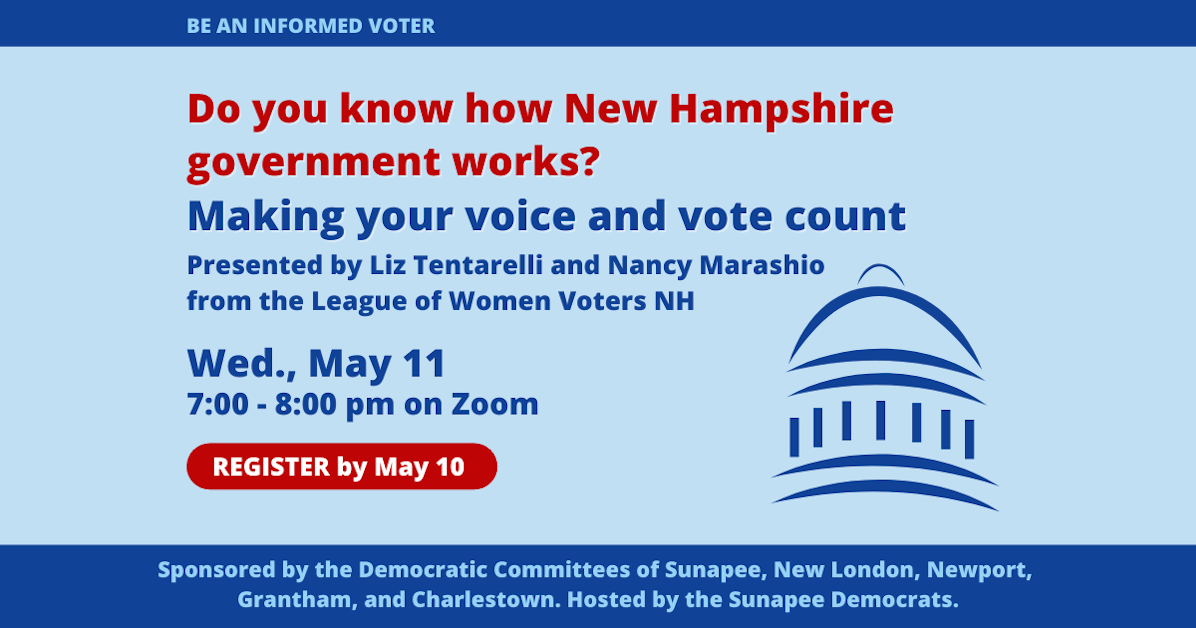 Do You Know How NH Government Works? Making Your Voice and Vote Count ...