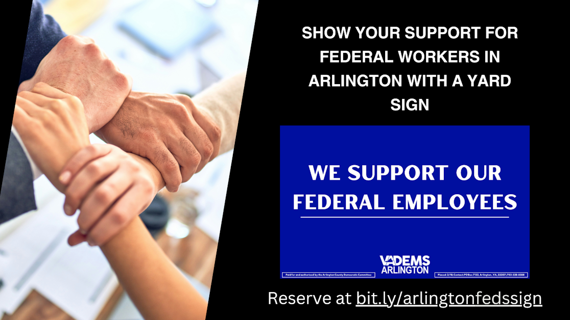 Support Our Federal Employees Yard Signs are in! Order Your's Today ...